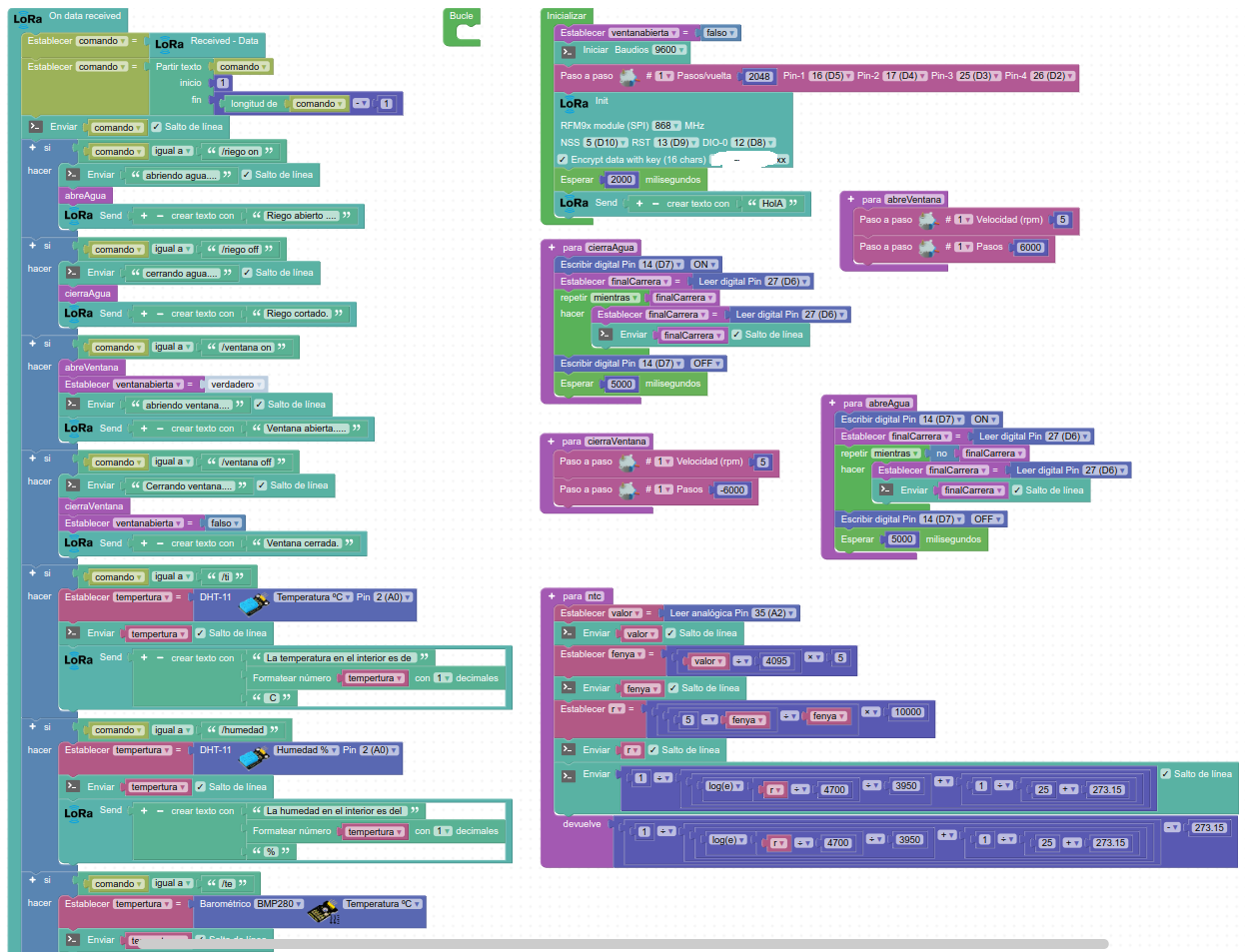 Programación SteaMakers | Invernadero